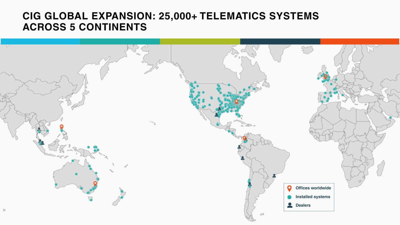 CIG Global Expansion: 25,000+ Telematics Systems